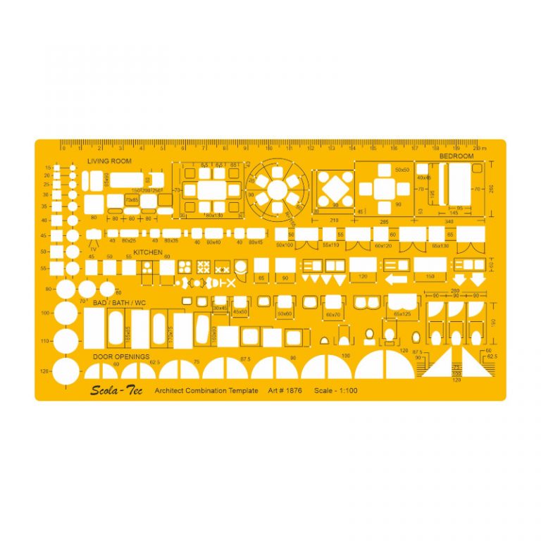 Protractor 15cm180 degree - Scola-Tek